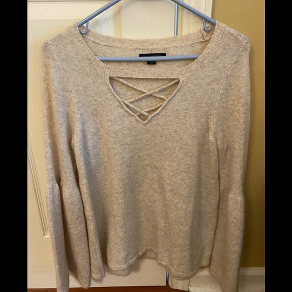 American Eagle Outfitters | Sweaters | Oatmeal Color Soft Knit Pullover ...